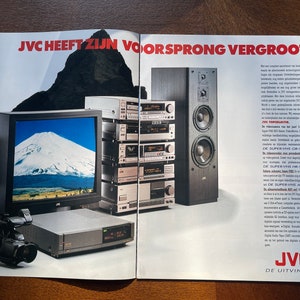 Vintage Rare JVC Brochure the 90s, Advertising Prospectus!-vintage ...
