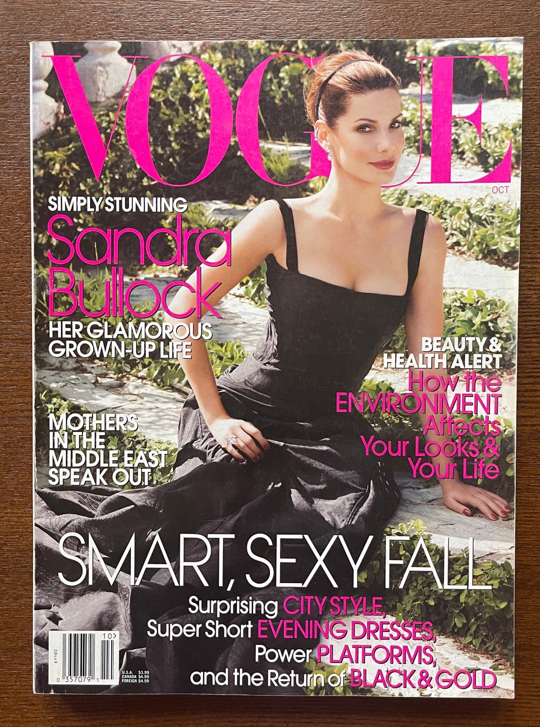 Vogue Magazine Cover Sandra Bullock - Etsy UK
