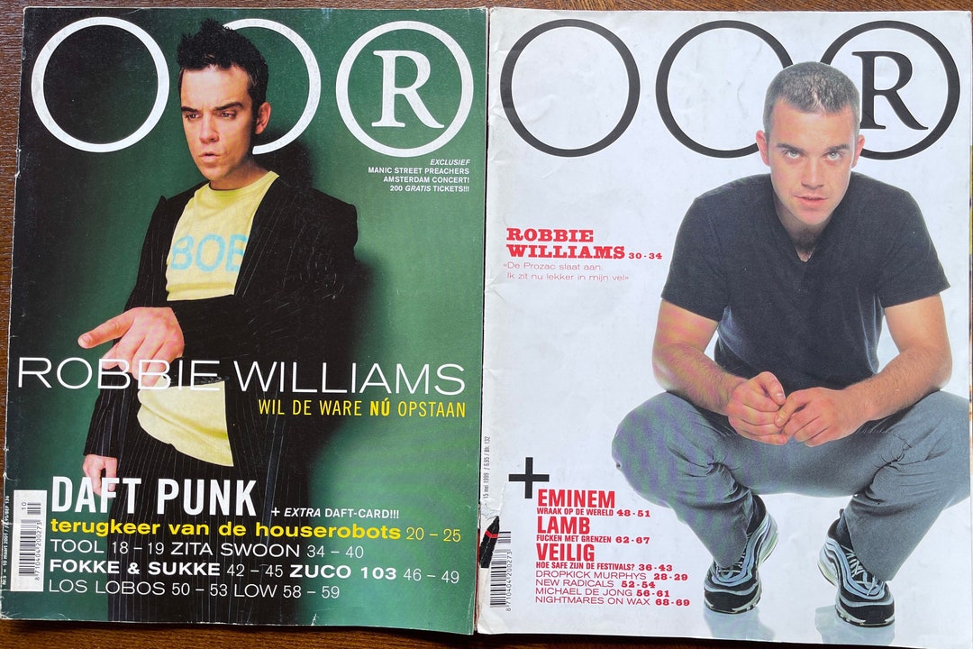 Pop Music Magazine OOR ROBBIE WILLIAMS 1999, 2001 - Etsy