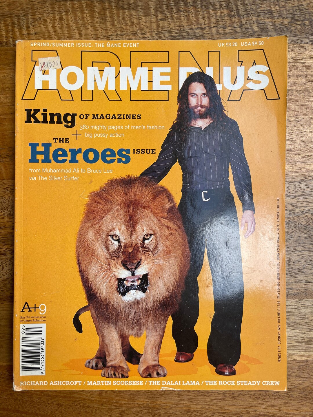 Vintage Magazine ARENA Homme Plus, the Heroes Issue 1998 - Etsy