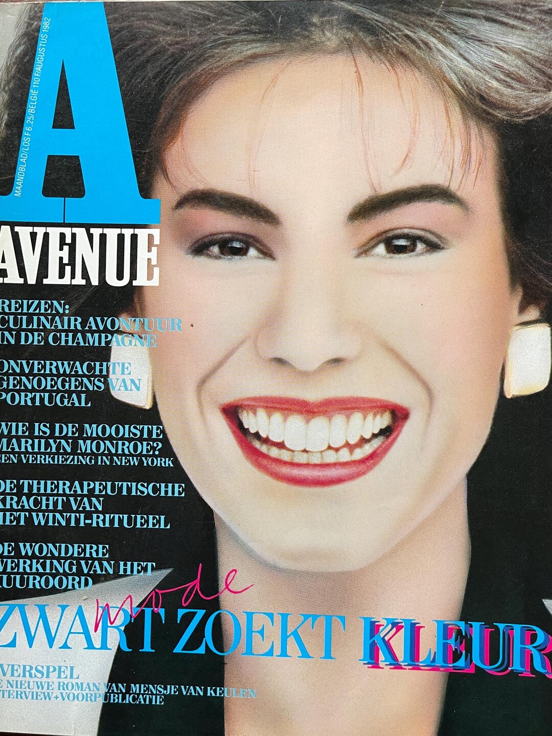 Vintage Dutch Fashion Magazine AVENEU August 1982 Fashion Trends the ...