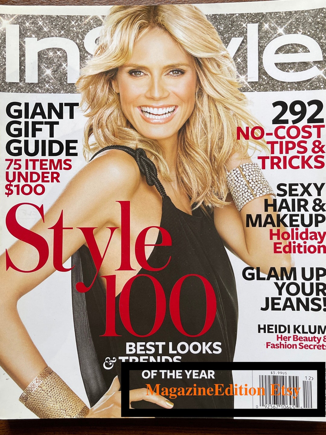 Instyle Magazine Cover Heidi Klum - Etsy