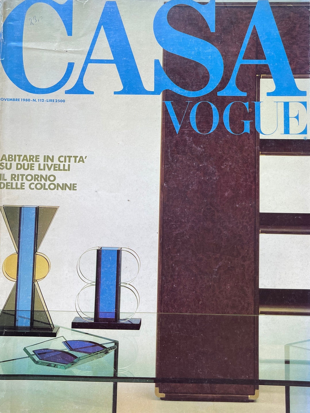 Vintage Rare Magazine CASA VOGUE November 1980-visual Culture in Print ...