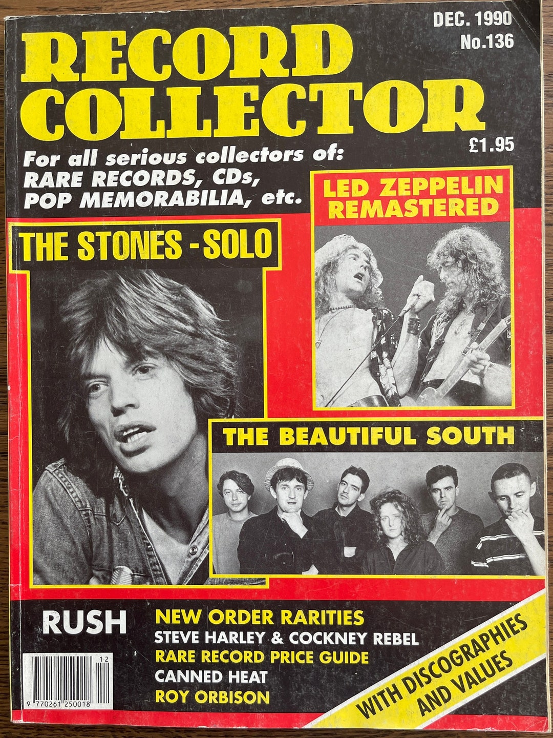 3x Record Collector Magazines 1990 - Etsy