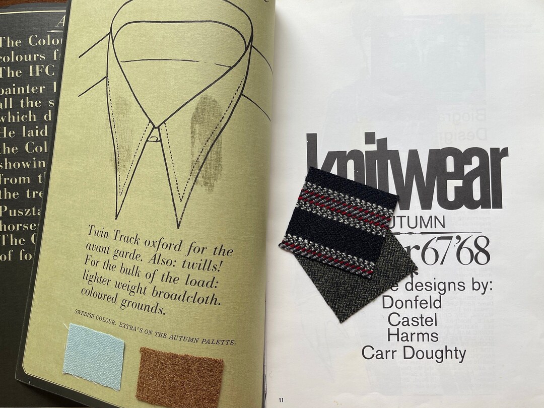 Pre-owned Magazine Vintage Knit Wear 1967-1968 Autumn TRENDS - Etsy