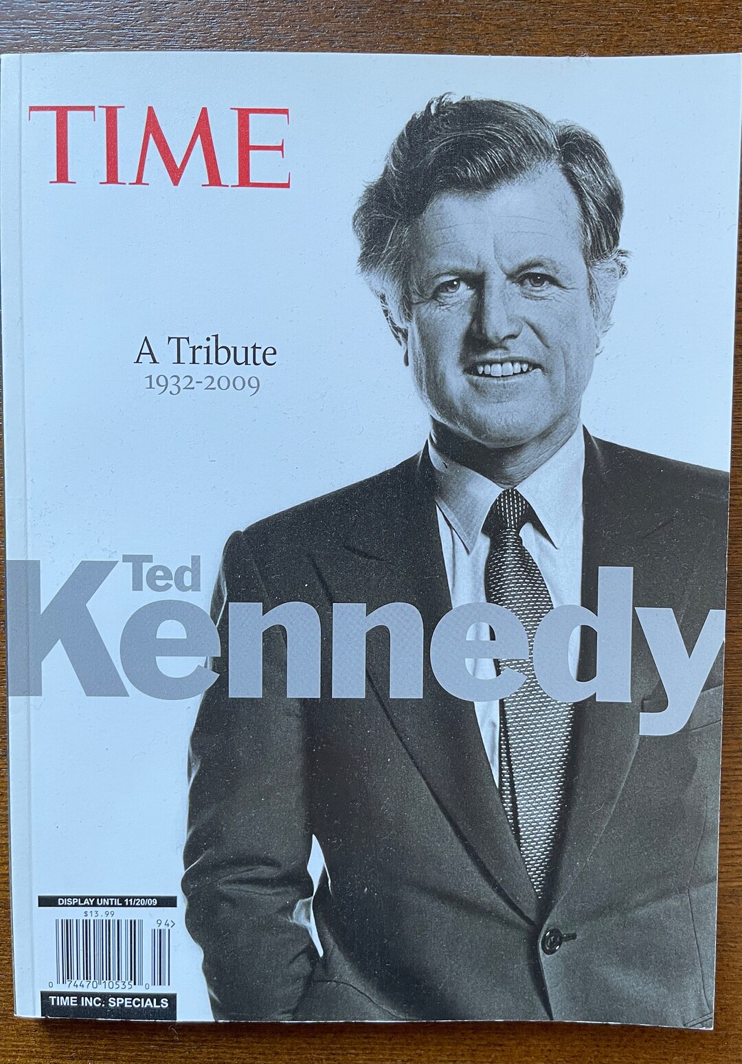 TIME Magazine Ted Kennedy A Tribute - Etsy