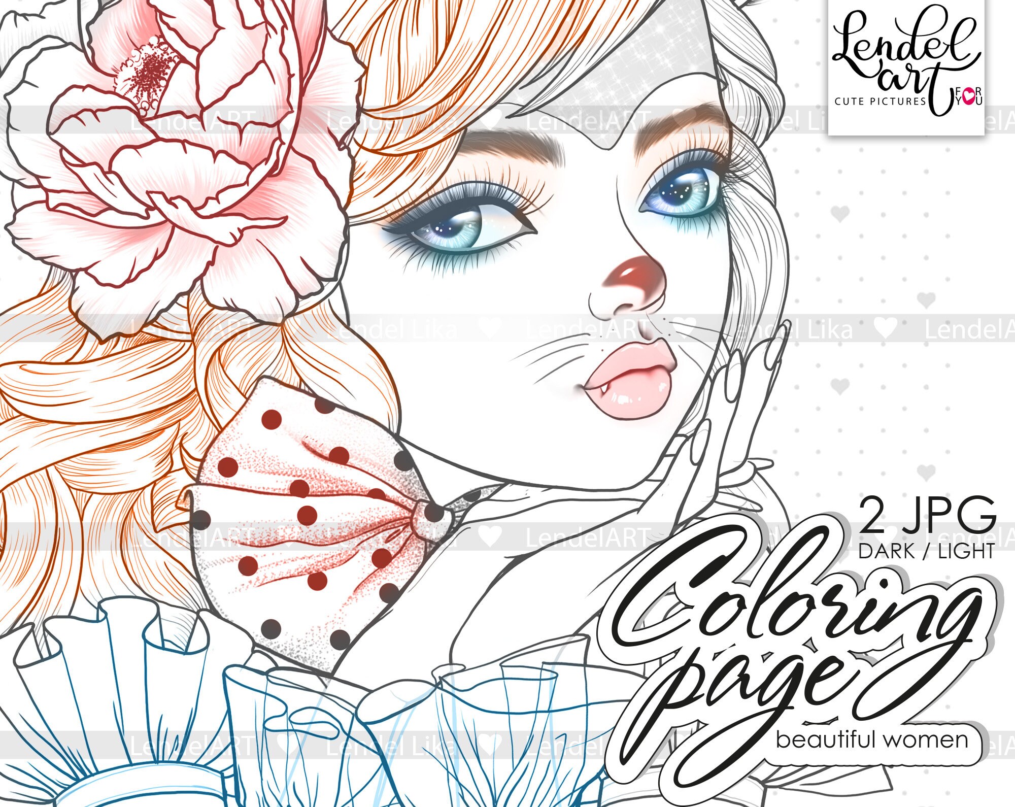 Catwoman Coloring Pages Girl
