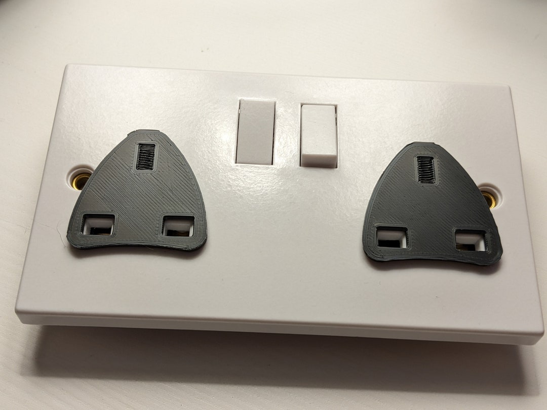 UK Socket Plug Fixed Travel Adapter Adaptor Converter Safe EU to UK Set ...
