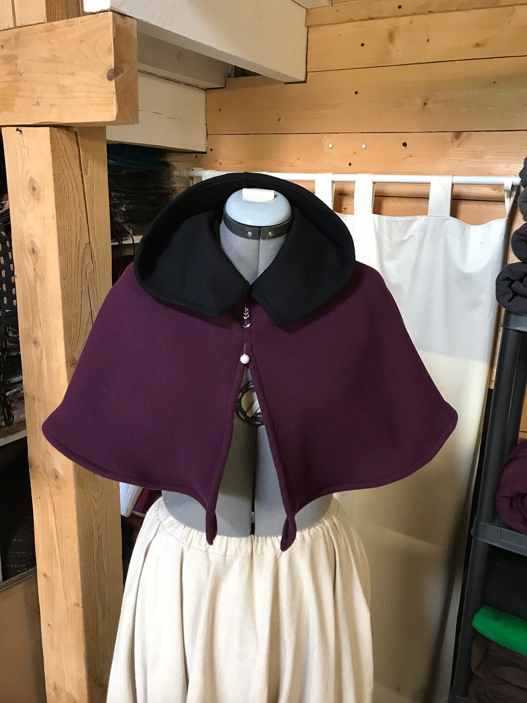 Riding Hood, Medieval Hood, Medieval Hood, Medieval Short Cape, Hood ...