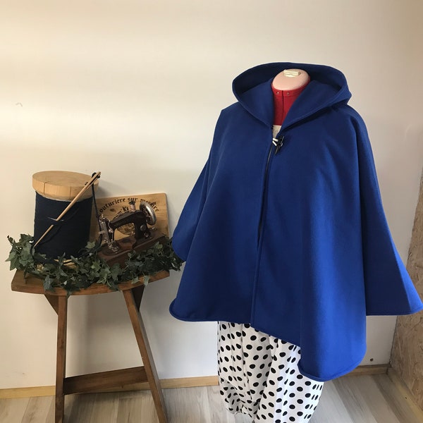 Royal Blue Half Cape - Etsy
