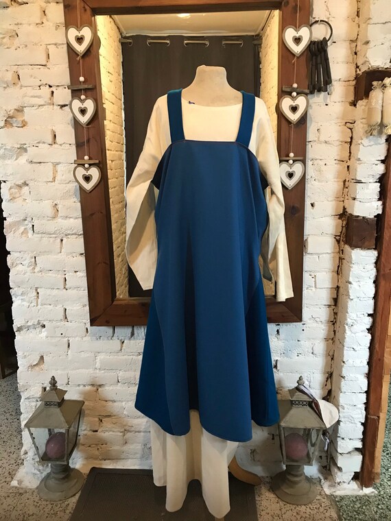 Tabard vikingo vestido vikingo surcot over-dress delantal - Etsy España