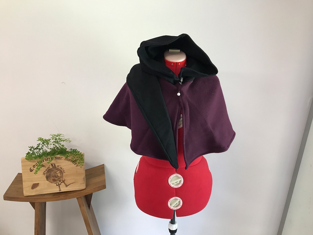 Chaperon, Medieval Chaperon, Medieval Hood, Medieval Short Cape ...
