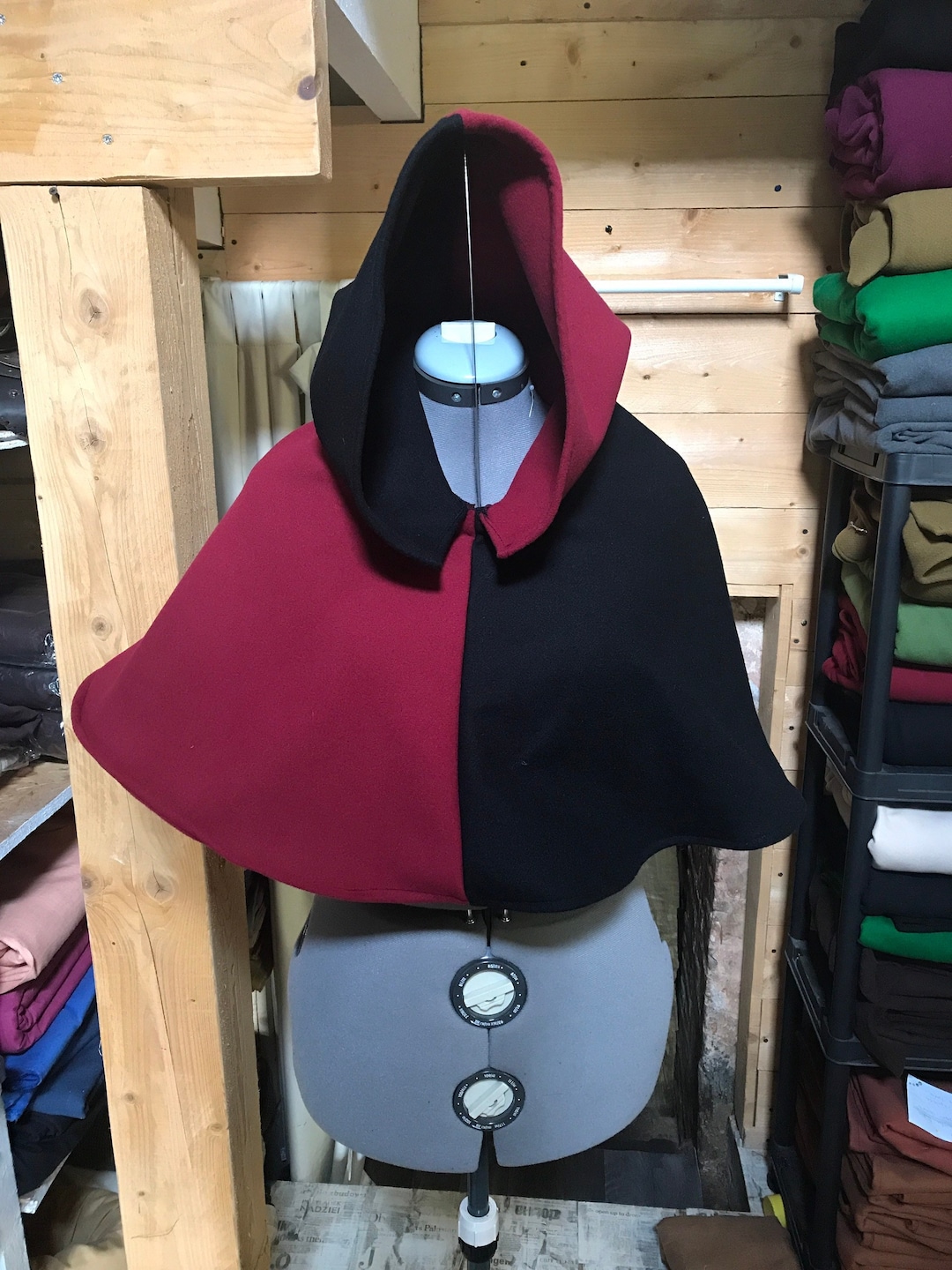 Chaperon Medieval Chaperon Medieval Chaperon in Two-tone - Etsy