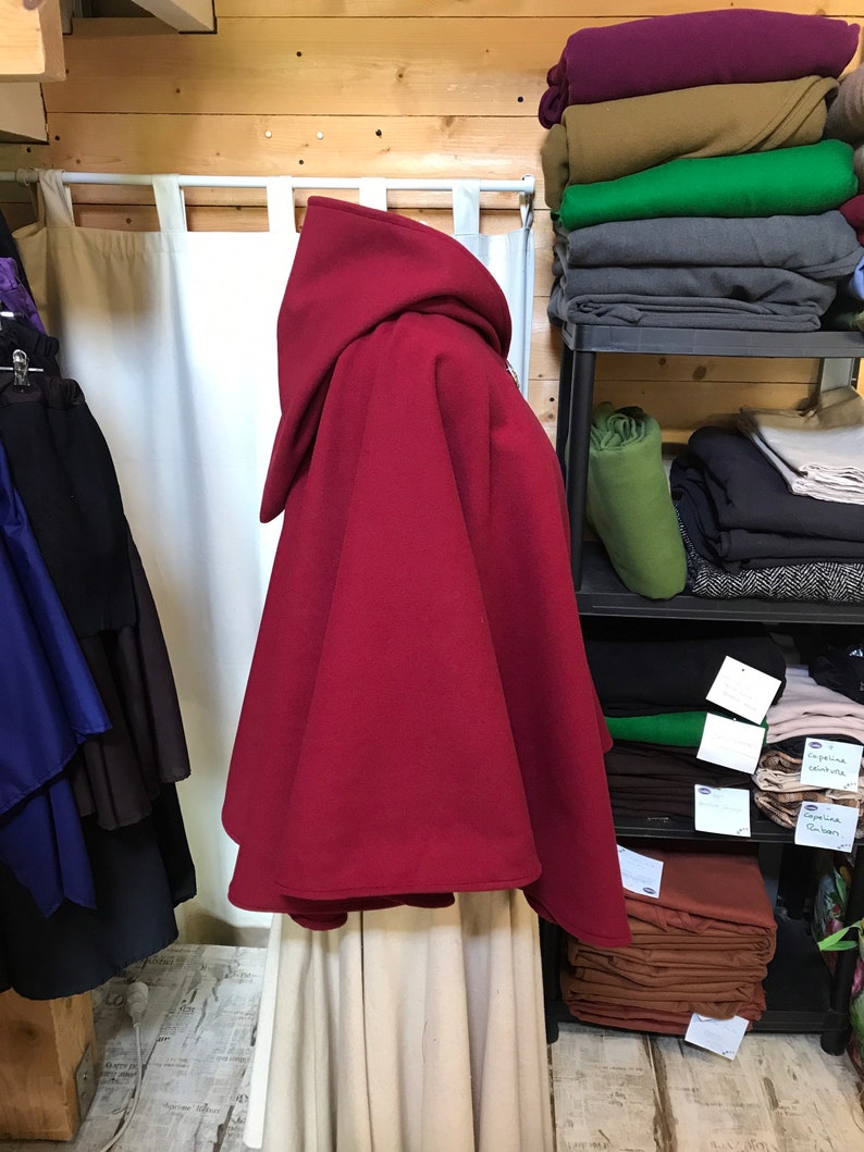 Red Riding Hood Cape Capelet Short Cape Hooded Cape Coat - Etsy