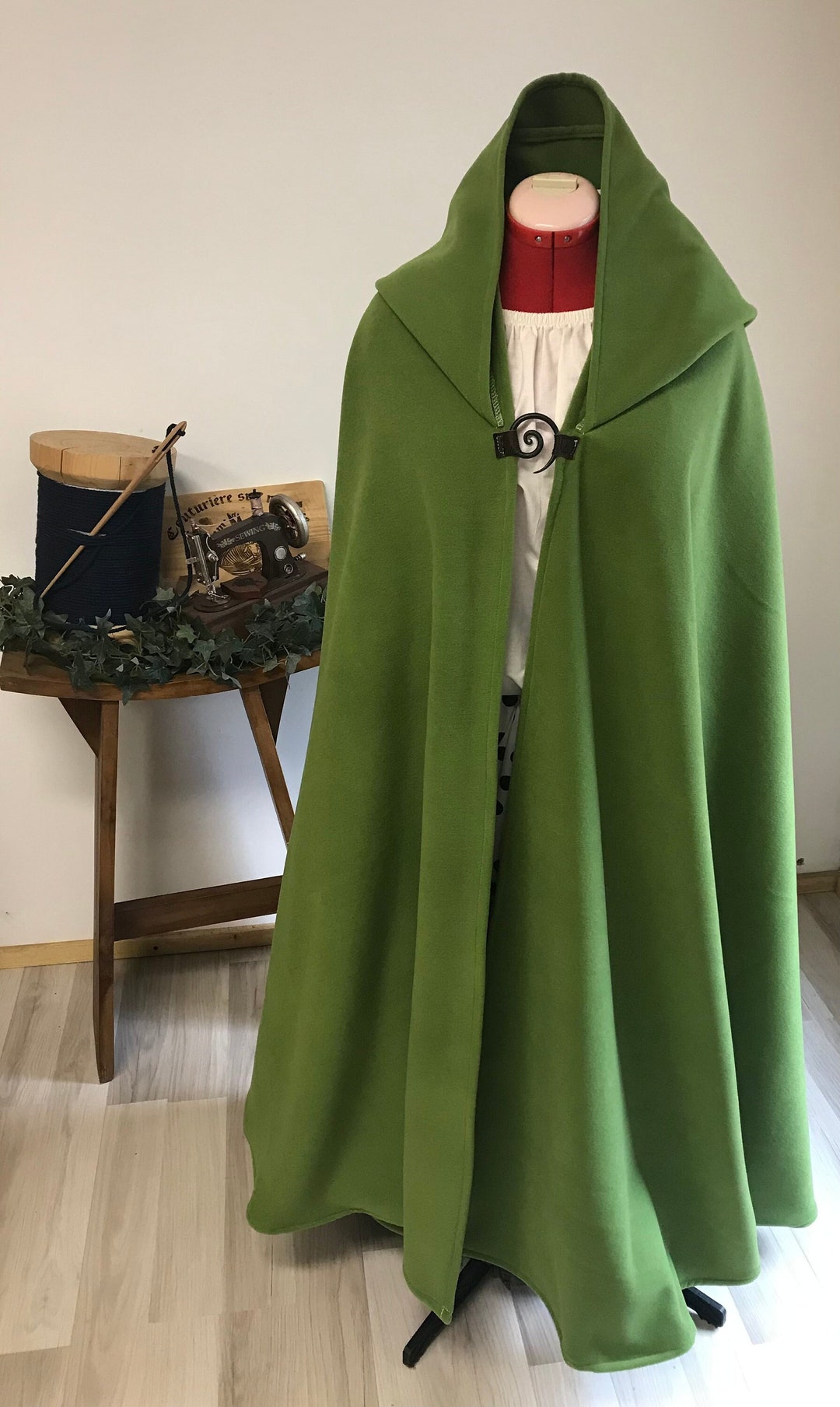 Long Hooded Cape, Wizard Cape, Druid Cape, Medieval Cape, Elven Cape ...