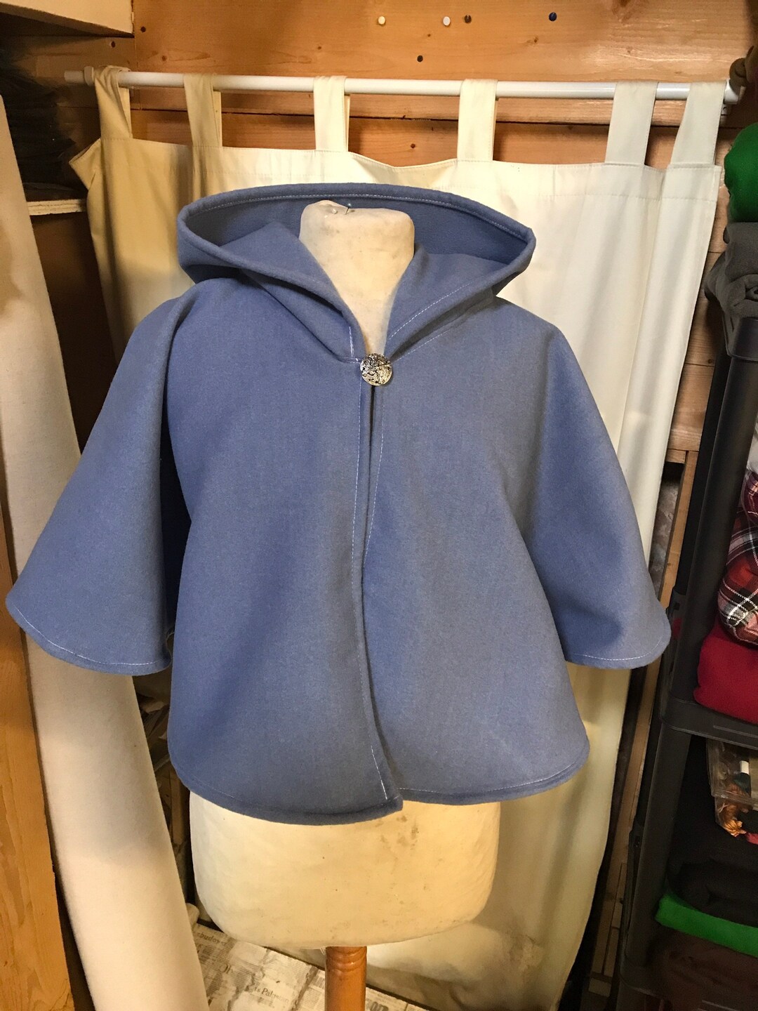 Cap Capelet Medieval Cap Archer Cap With Recycled Wool - Etsy