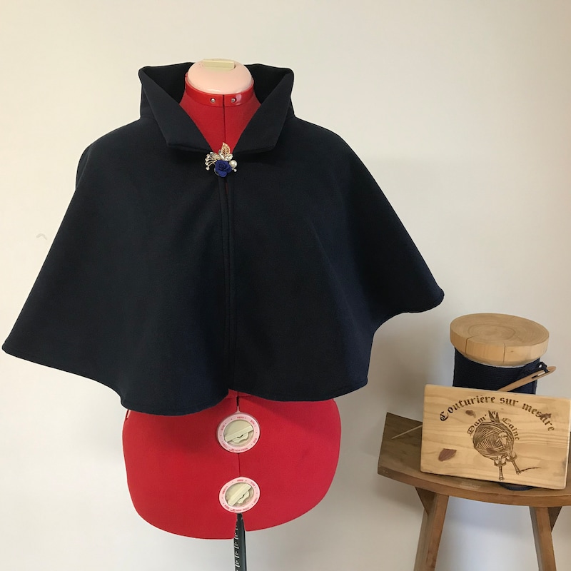 Cape With Collar - Etsy