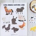 Preschool Farm Animals Matching Game Printable, Match the Farm Animals ...