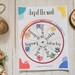 Days of the Week Printables Wheel, Circle Time, Today is Day of the ...