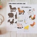Preschool Farm Animals Matching Game Printable, Match the Farm Animals ...