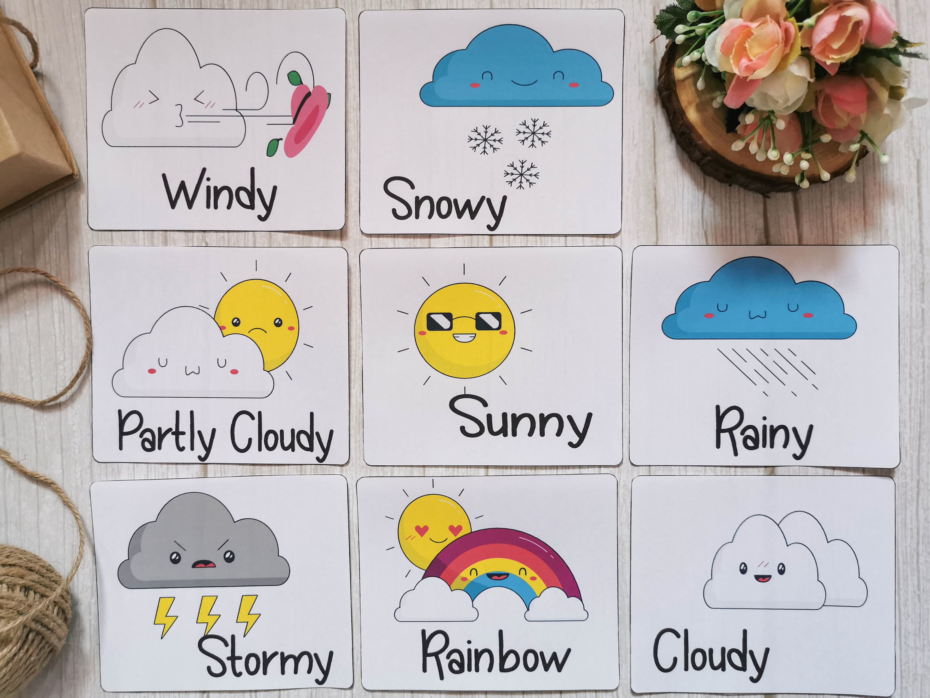 Kindergarten Printable Weather Chart, Printable Weather Calendar ...