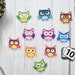 Count the Owls Preschool Activities Printables, Preschool Number ...