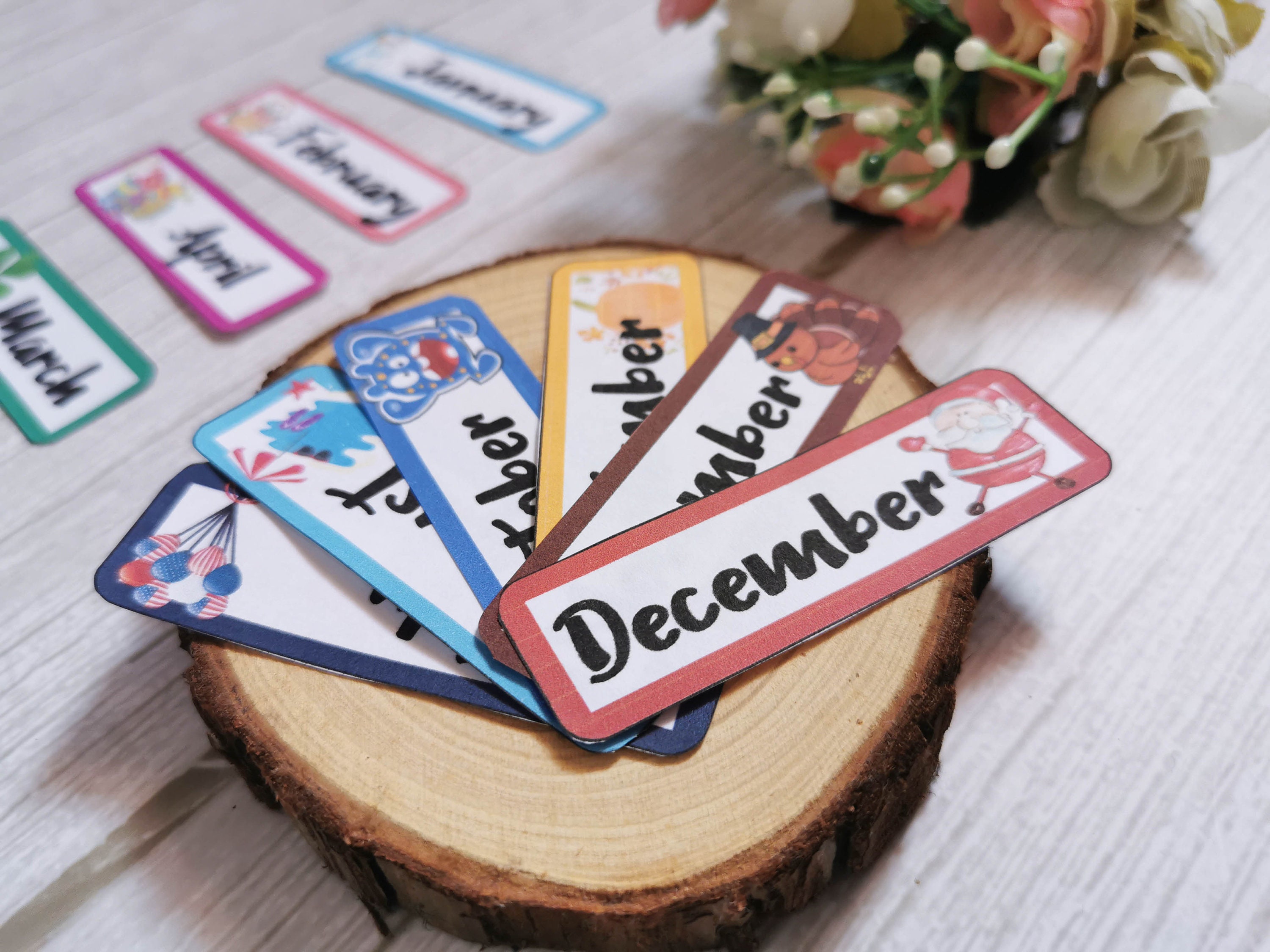 Preschool Month of the Year Printable, Preschool Calendar, Preschool ...