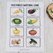 Vegetables Matching Game Printable, Match the Vegetables Game ...