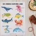 Preschool Sea Animals Matching Game Printable, Ocean Animals Learning ...