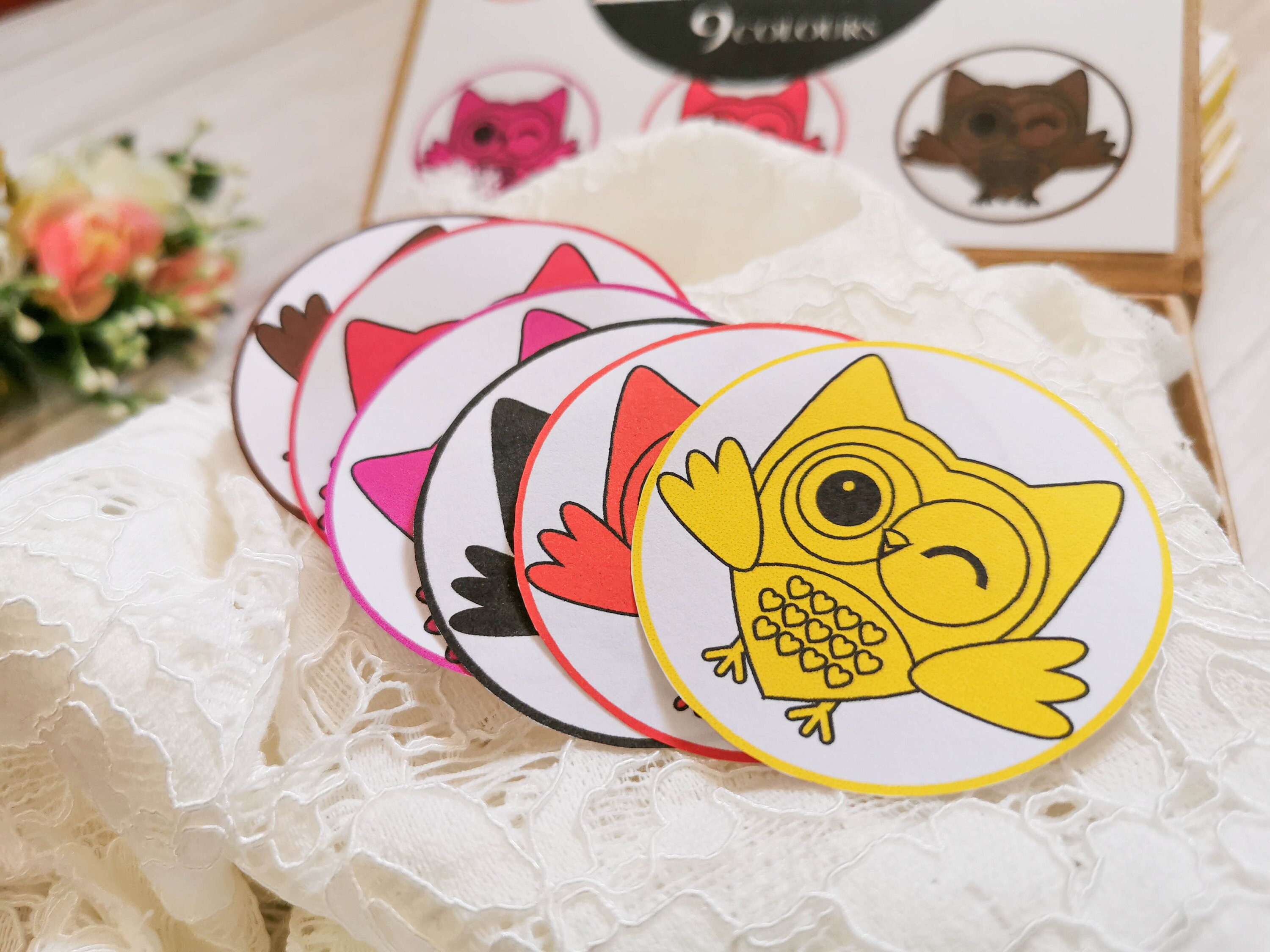Owl Colour Matching Printables Games, Colour Sorting Games, Preschool ...