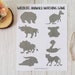 Preschool Wild Animals Matching Game Printable, Wild Animals Learning ...