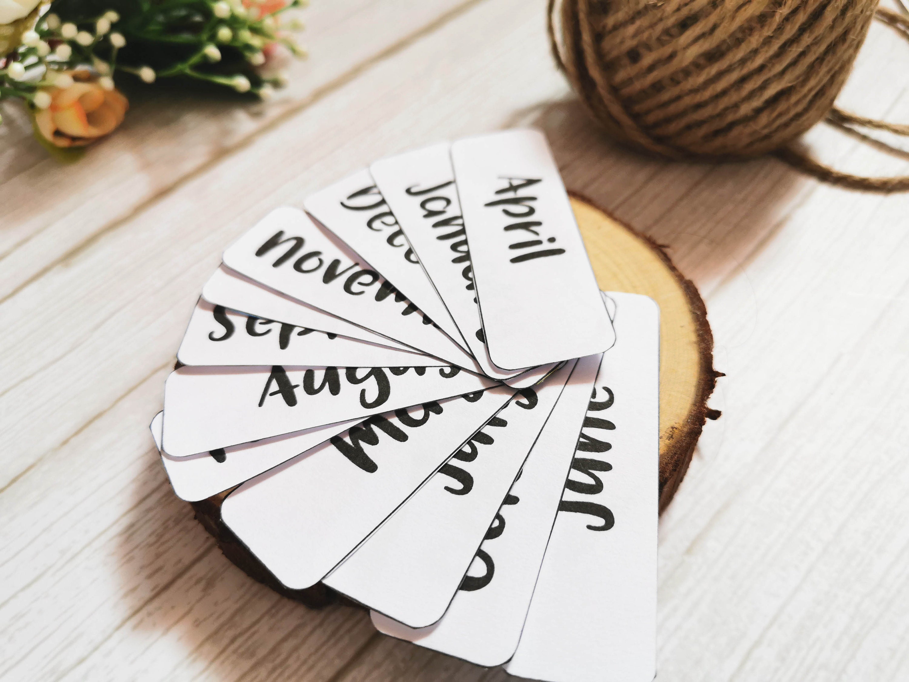 Months of the Year Printables Worksheet Kids Calendar | Etsy