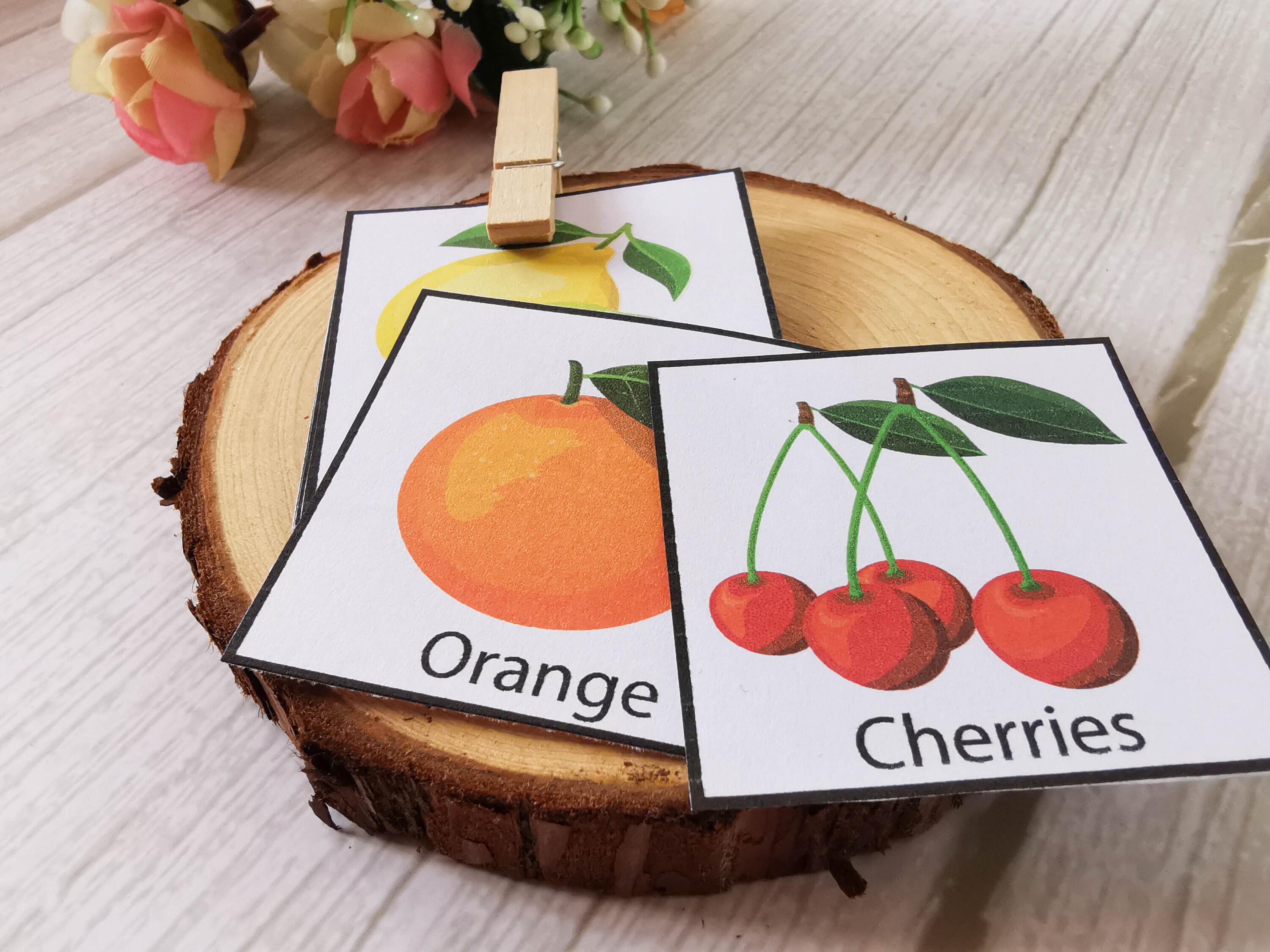 Preschool Fruit Matching Game Printable Fruit Learning - Etsy Singapore