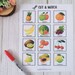Preschool Fruit Matching Game Printable, Fruit Learning Printable ...