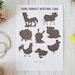 Preschool Farm Animals Matching Game Printable, Match the Farm Animals ...
