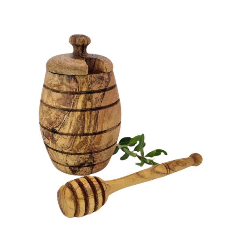Wooden Honey Pot - Etsy