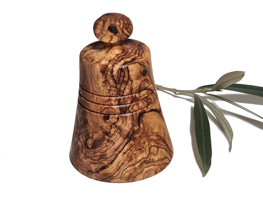 Decorative Bell Made of Olive Wood (8143) - Etsy