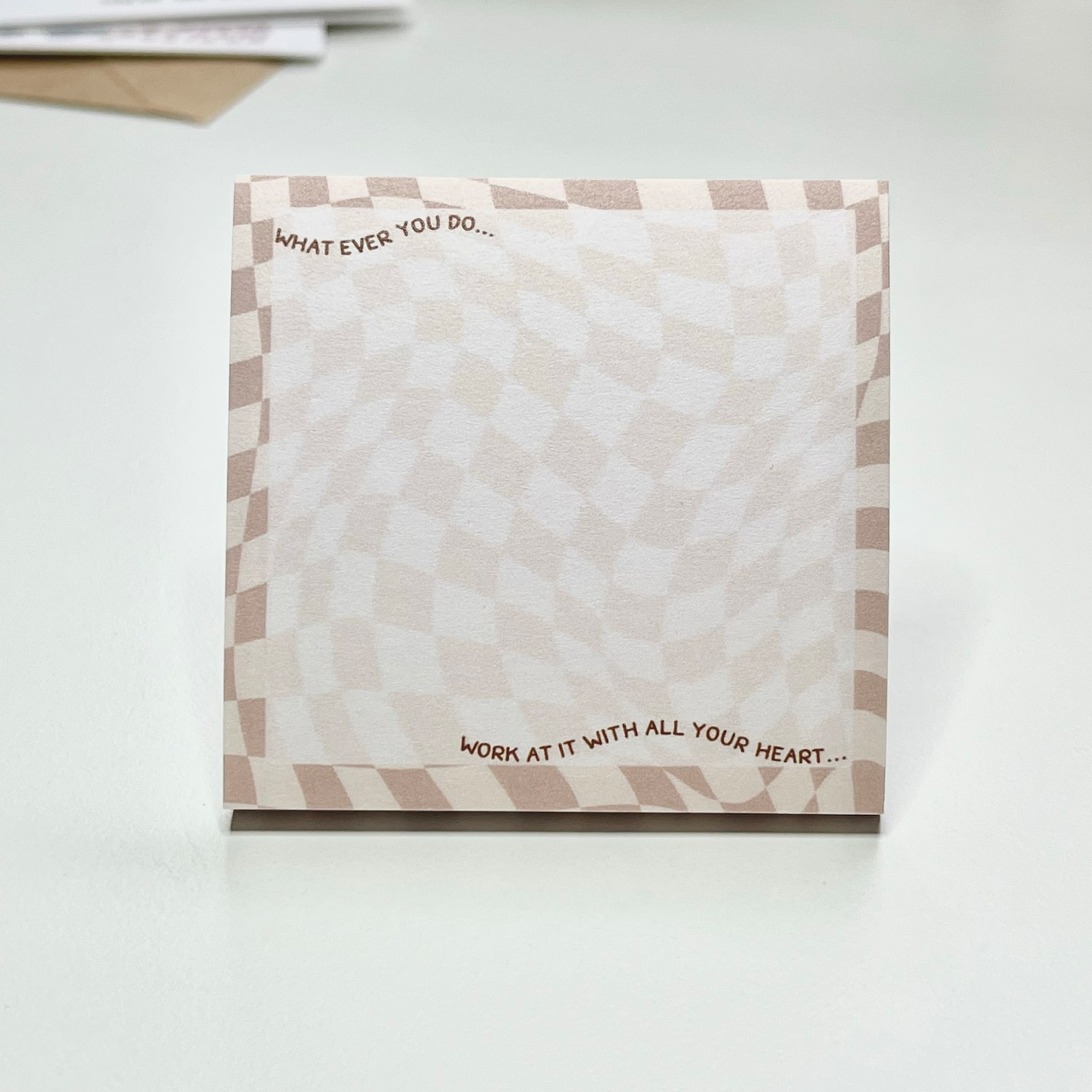 Work With All Your Heart Bible Verse - Christian Sticky Notes - Etsy