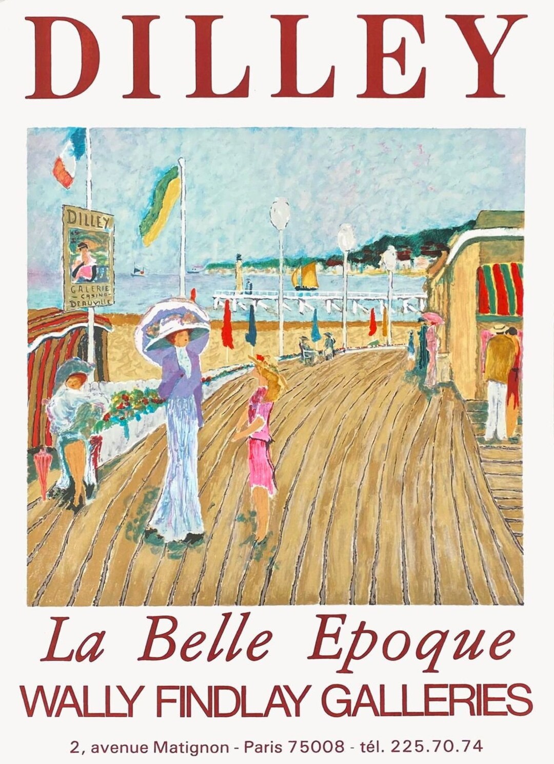 Ramon Dilley - 1983 - Affiche La Belle époque - lithographie - Etsy France