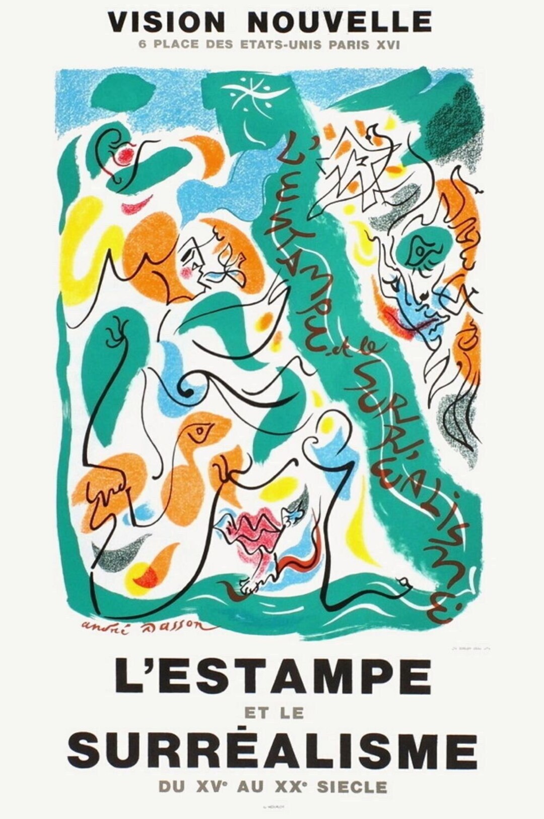 André MASSON Printmaking and Surrealism 1975 Mourlot - Etsy