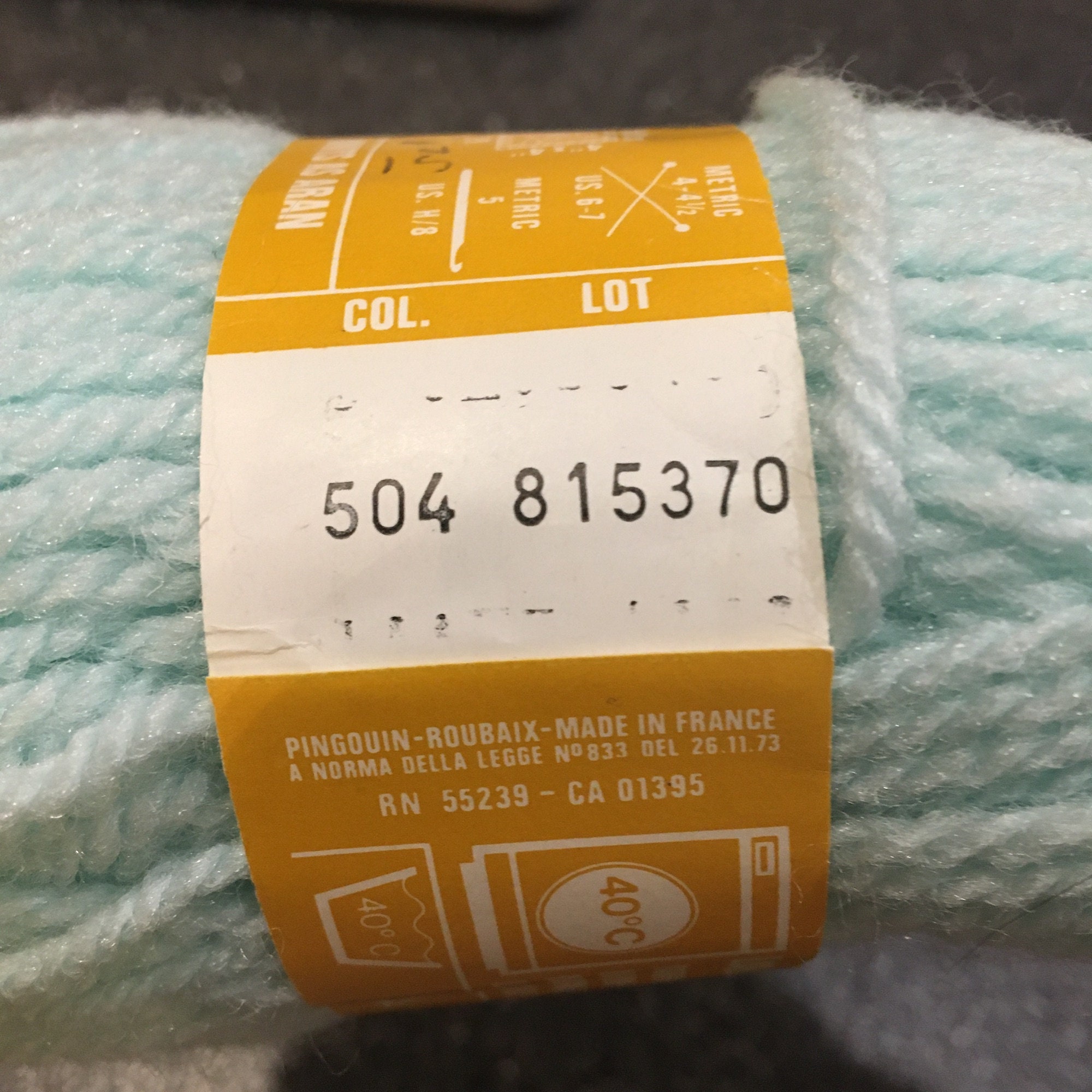 Pingouin Pingostar (vintage) Price is per 1 Skein - Light Blue Color ...