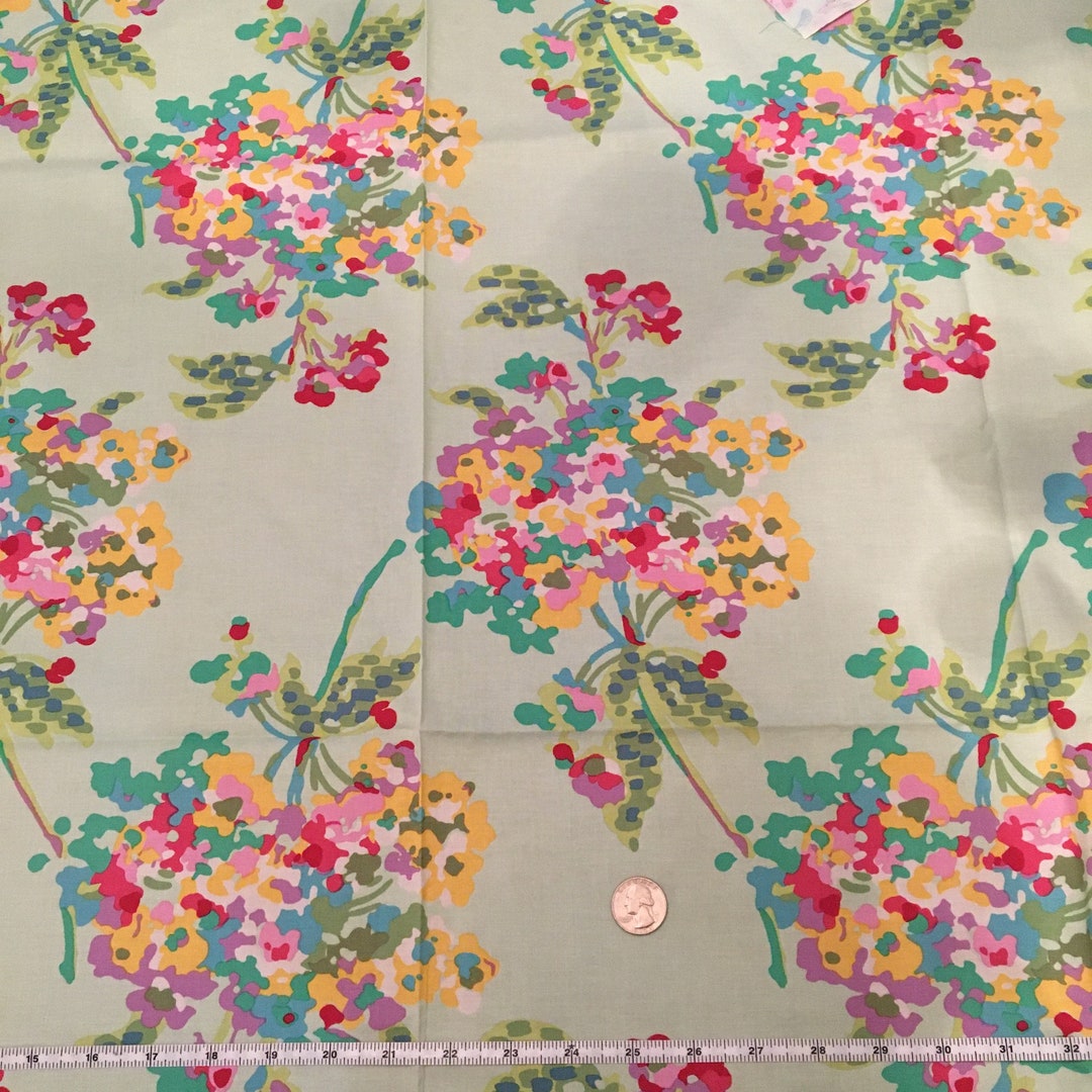 Amy Butler - Love - AB-51 Water Bouquet / Mint Color - Rare Fabric ...