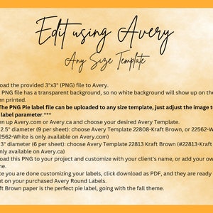 Pie Sticker Label, Real Estate Pie Tag, Pie Pop-by Tag, Realtor Pumpkin ...