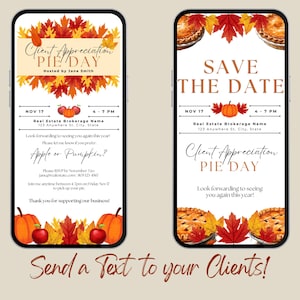 Pie Day Invitation: Client Appreciation Event, Canva Template (digital ...