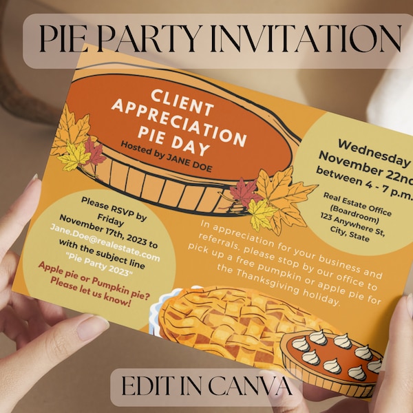 Pie Party - Etsy