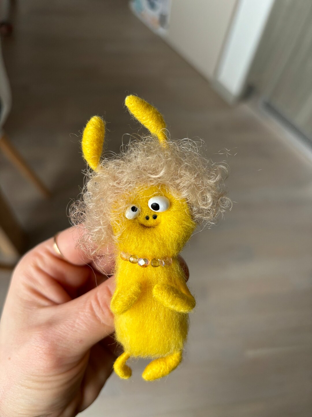 Cockroach Animal Brooch, Yellow Needle Felted Brooch - Etsy