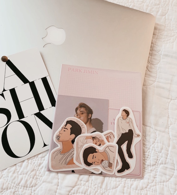 Stickers, Labels & Tags Paper & Party Supplies Paper cute mochi BTS ...