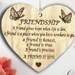 Friendship - Best Friends Plaque, Wooden Hanging Heart Plaque, Sign ...