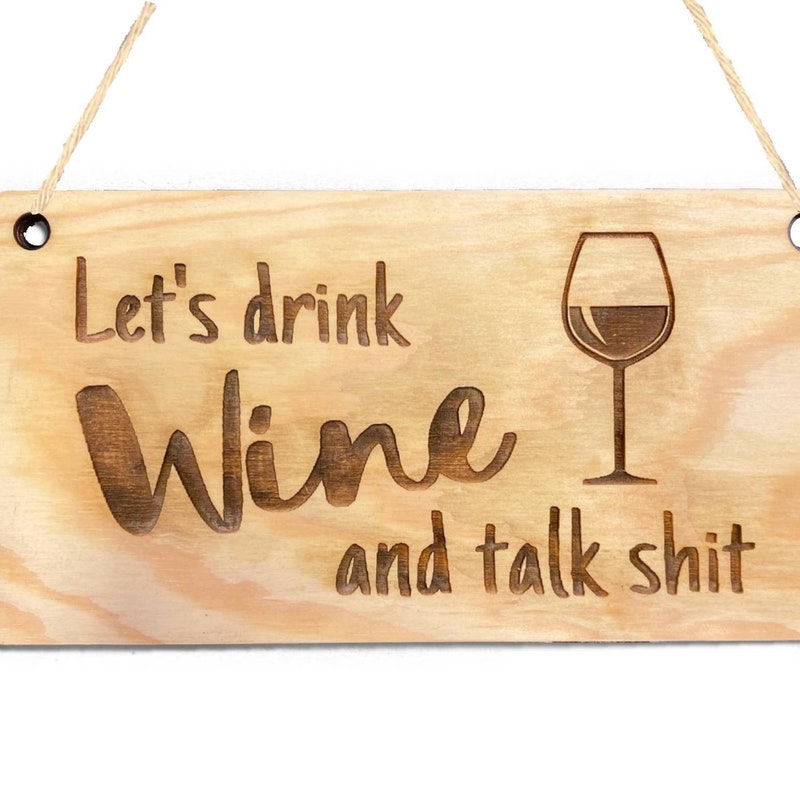 Wine Signs - Etsy