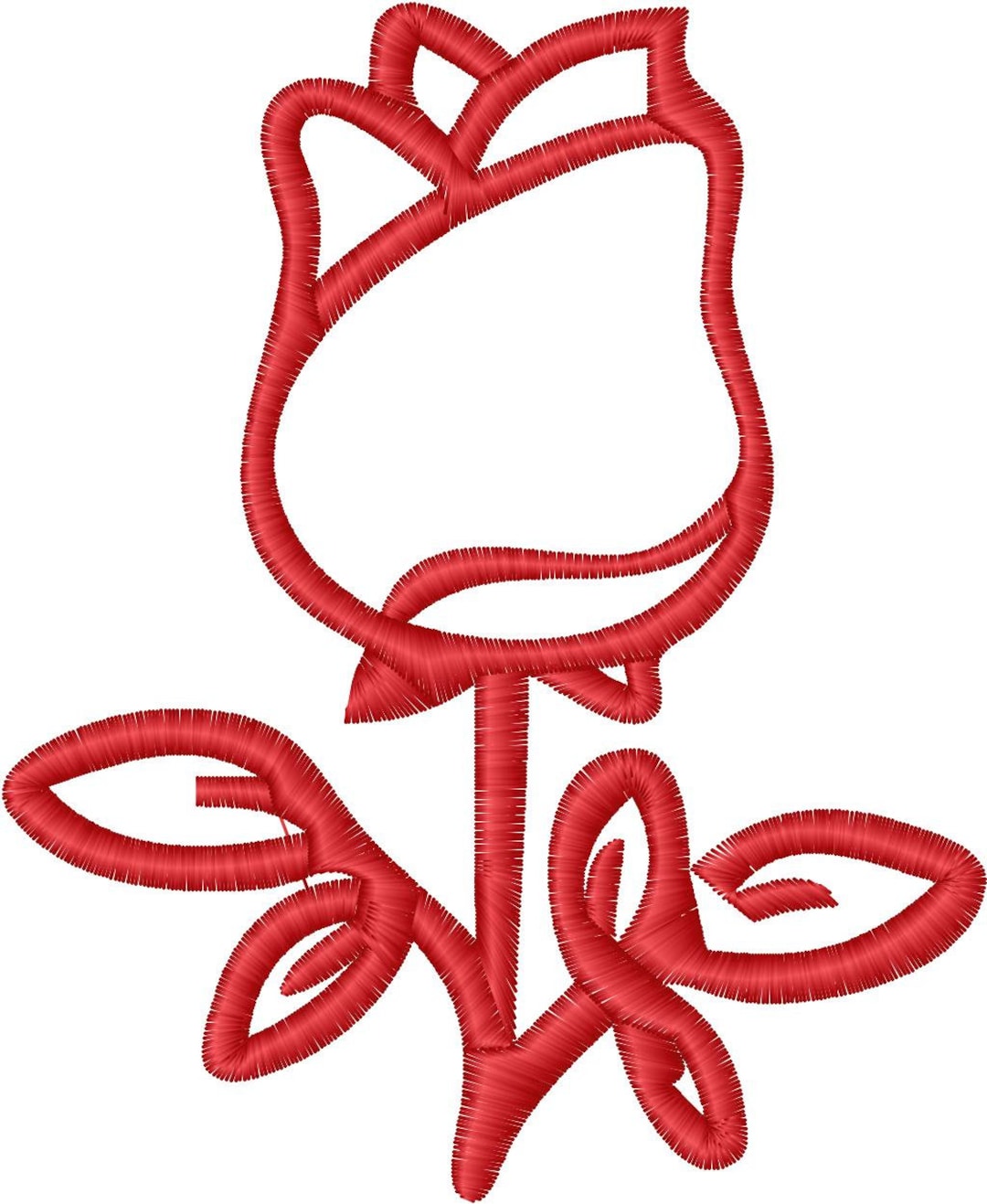 Rose Embroidery Design, 7 Sizes , Embroidery , Rose Embroidery , Rose ...